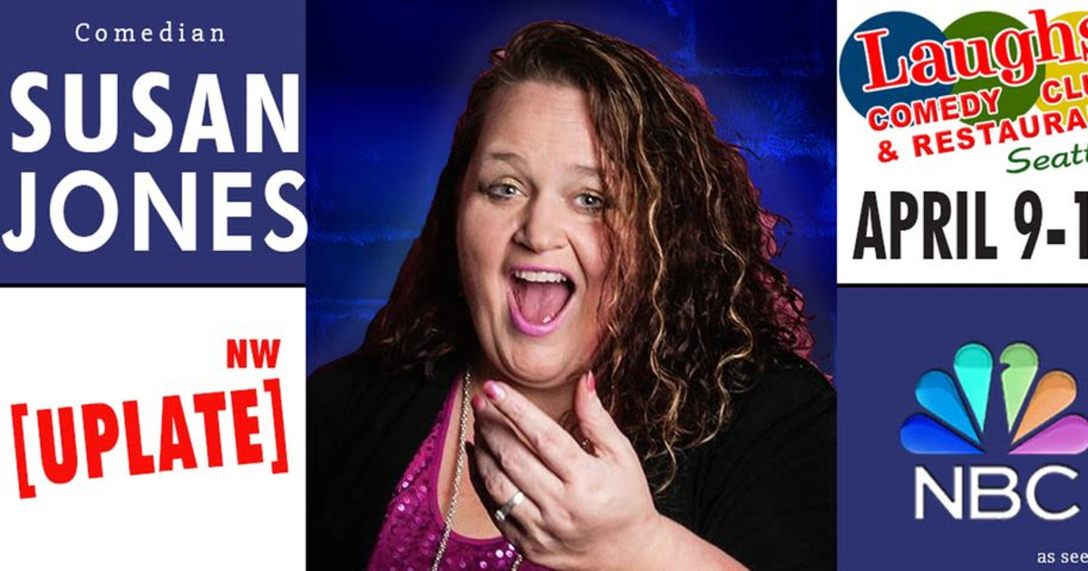 Comedian Susan Jones in Seattle at Laughs Comedy Club