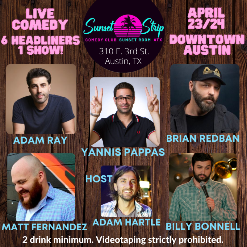 The Sunset Strip Comedy Showcase (Early Show) in Austin at The