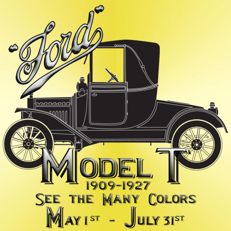 Ford Model T 1909 -1927 "See the Many Colors" in Denver at Forney