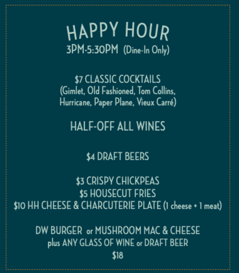 Happy Hour 3-5:30pm: $7 Cocktails, $4 Draft Beers & More in Austin