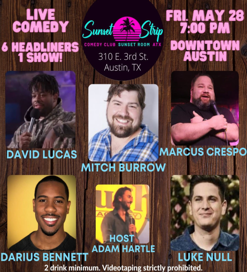 The Sunset Strip Comedy Showcase ft. David Lucas, Mitch Burrow,