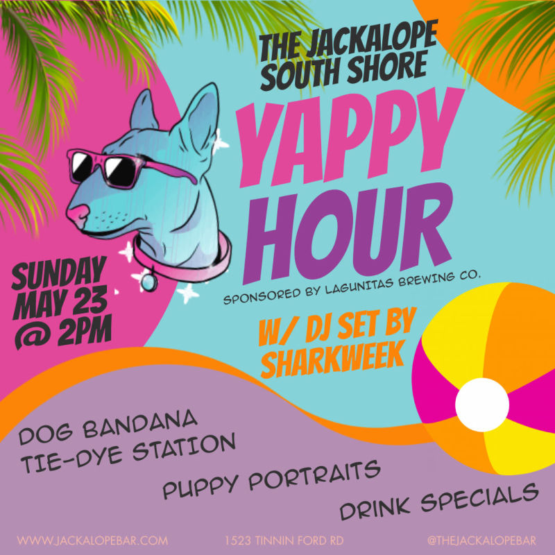 Yappy Hour in Austin at The Jackalope (South Shore)