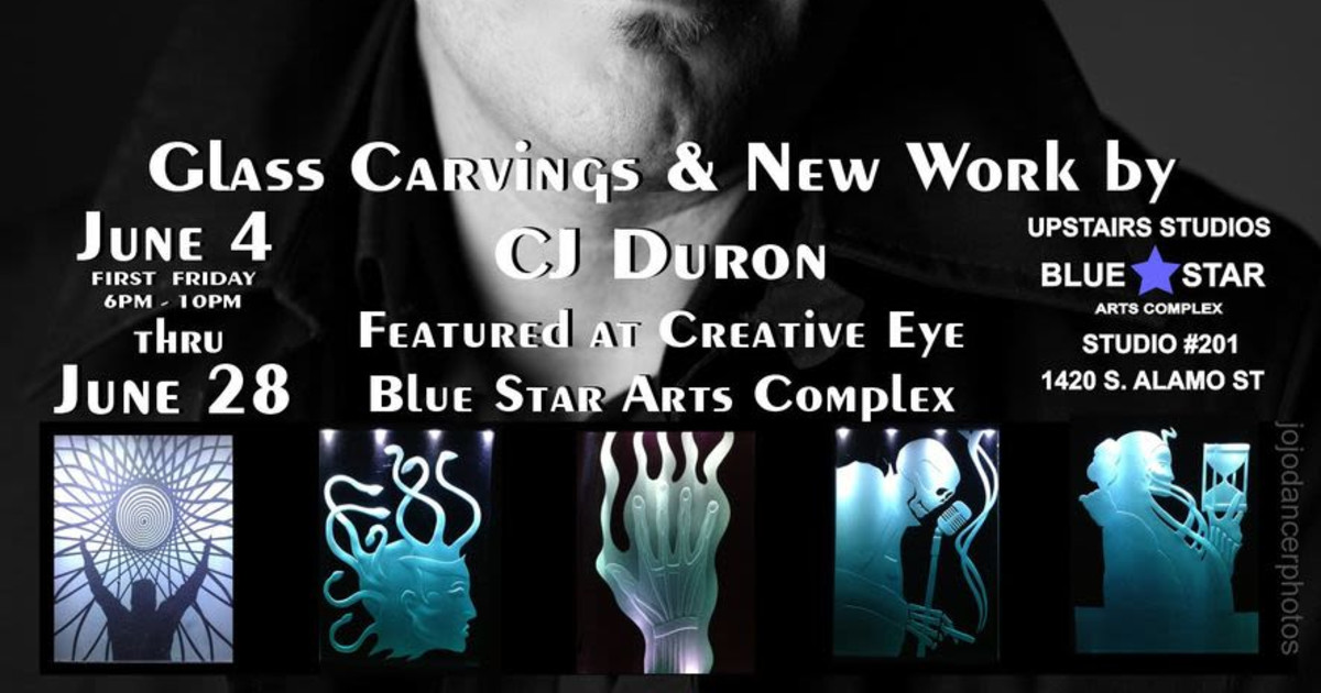 Glass Carvings & New Work by Cj Duron in San Antonio at Creative Eye