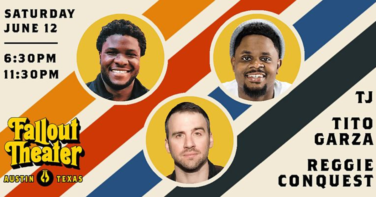 TJ, Tito Garza, and Reggie Conquest (Stand Up) in Austin at