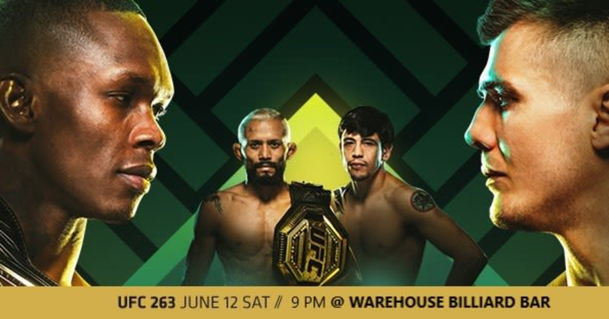 UFC 263 ||| ADESANYA VS VETTORI 2 in Austin at The Warehouse