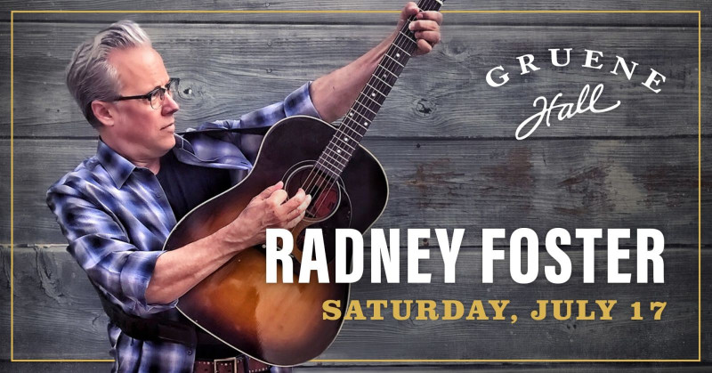 Radney Foster Live in New Braunfels at Gruene Hall