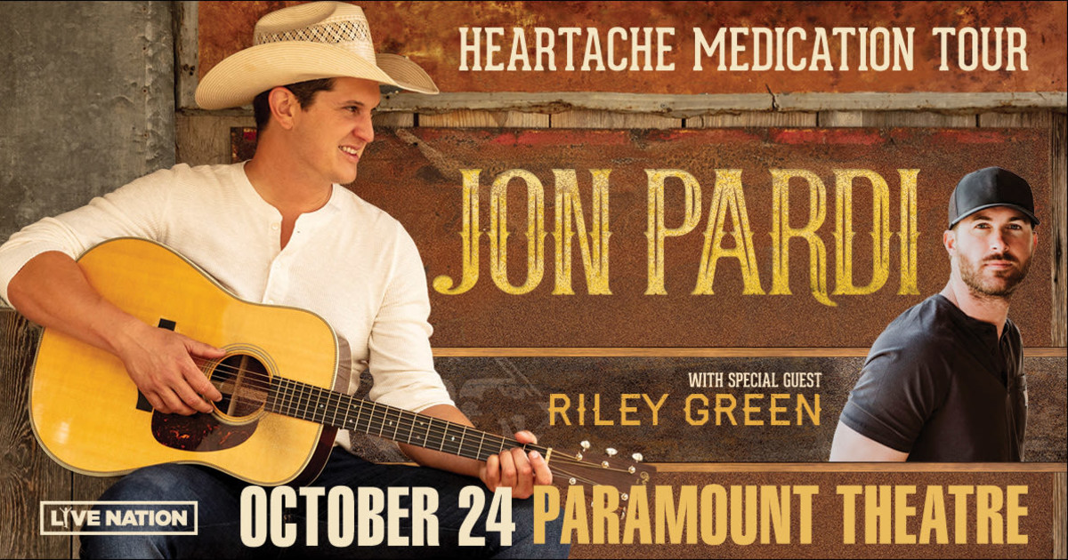 Jon Pardi in Seattle at Paramount Theatre