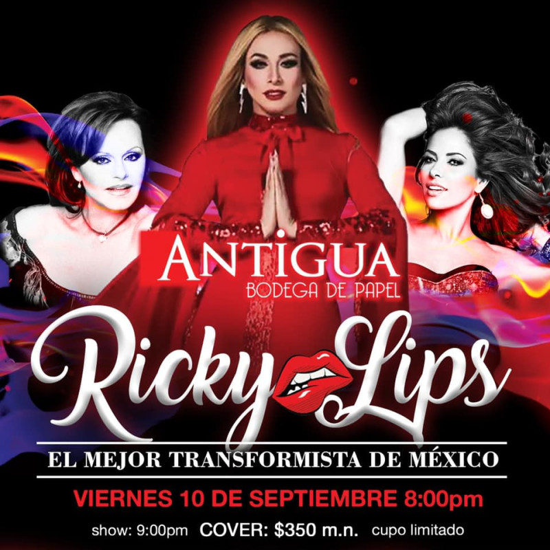 Ricky Lips en Tijuana en La Antigua Bodega de Papel