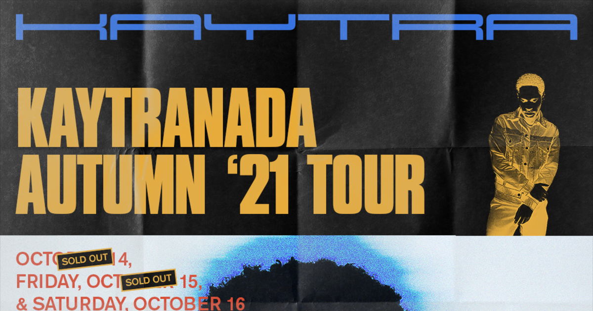 Kaytranada - Autumn ’21 Tour (3rd Show) in Brooklyn at Avant