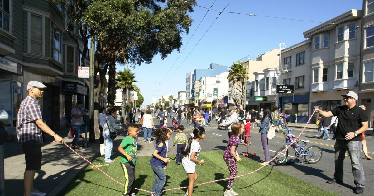 Sunday Streets Excelsior in The Bay Area at Excelsior District