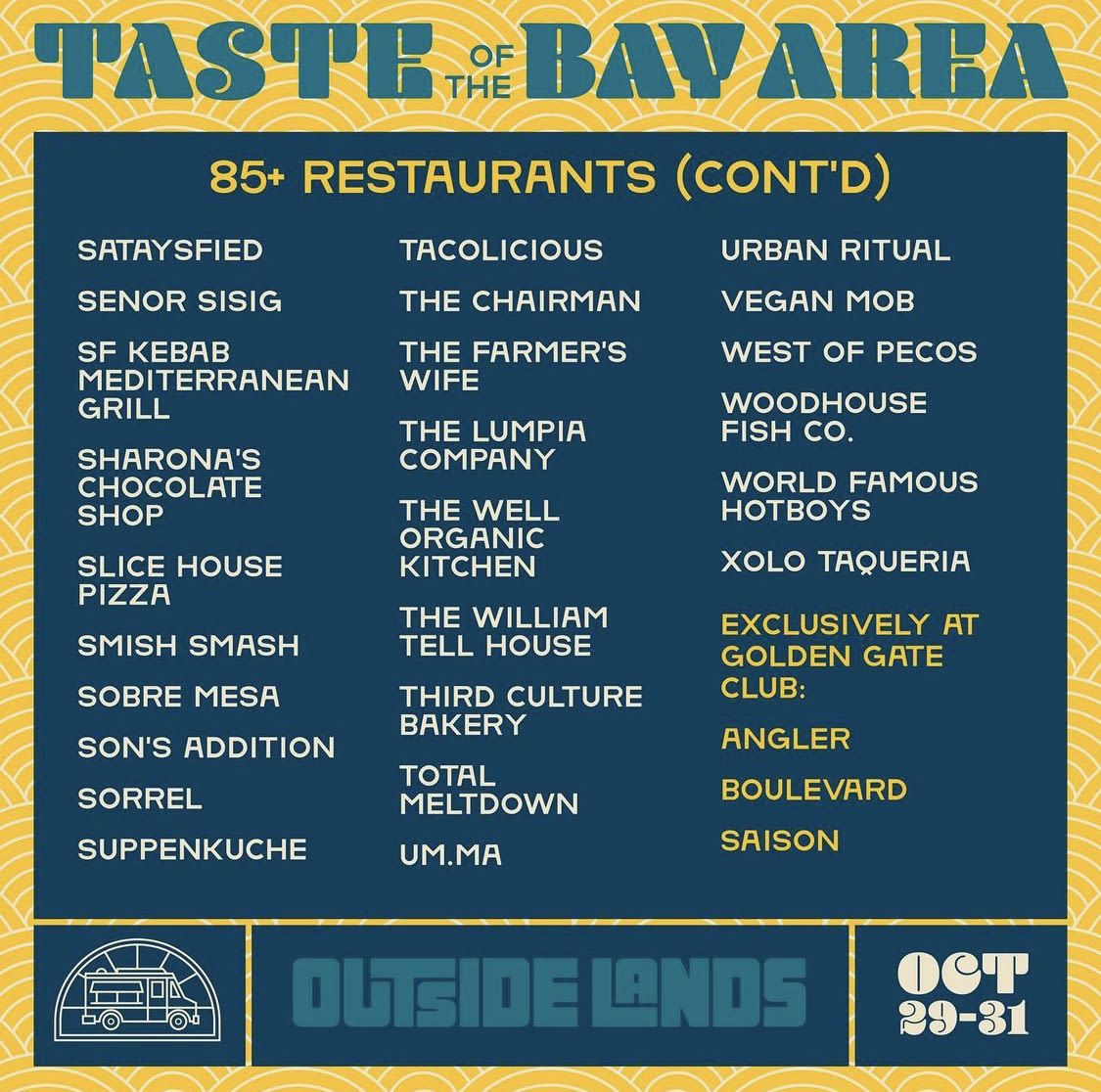 Outside Lands 2021 in San Francisco at Golden Gate Park