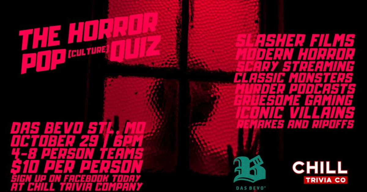 Halloween Horror Trivia Night in St. Louis at Das Bevo