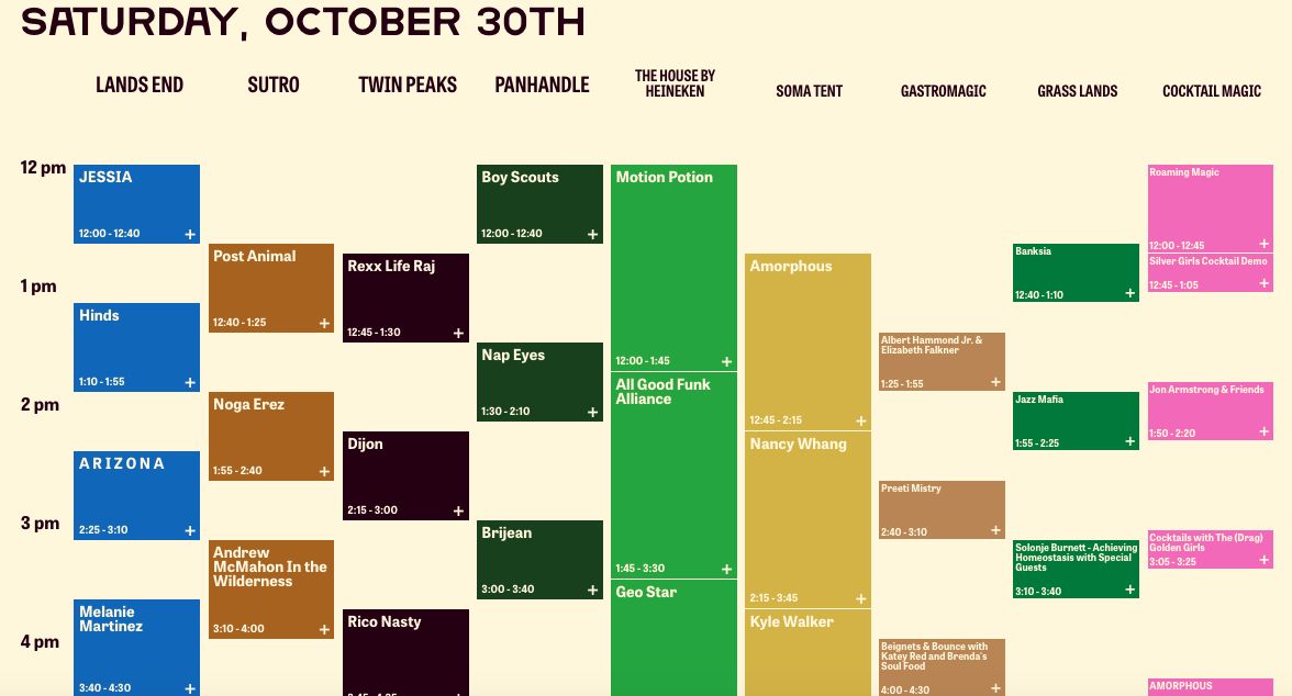 Outside Lands 2021 in San Francisco at Golden Gate Park