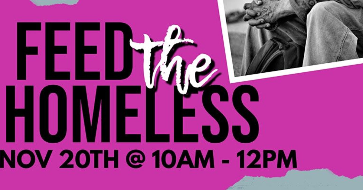Feeding The Homeless Flyer