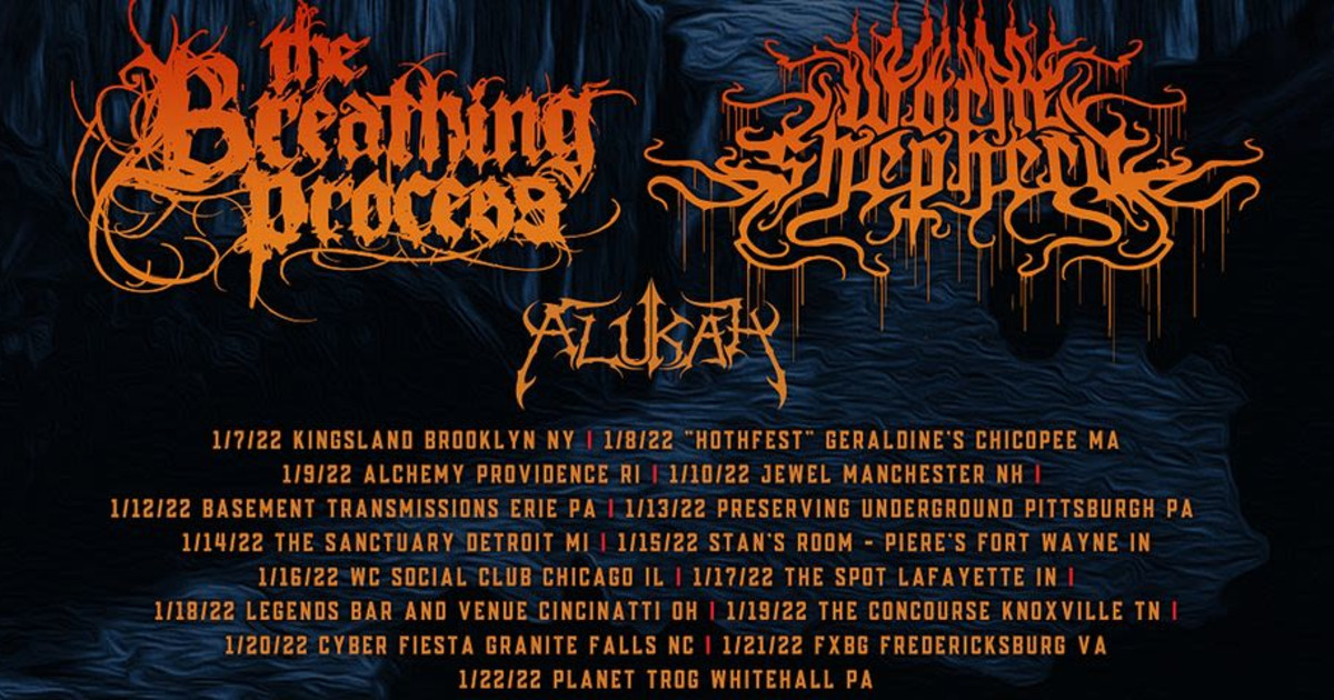 The Breathing Process, Worm Shepherd, Alukah in Providence at