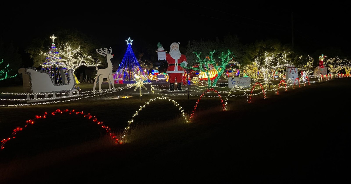 Maywald Christmas Light Display in Austin at Maywald Christmas