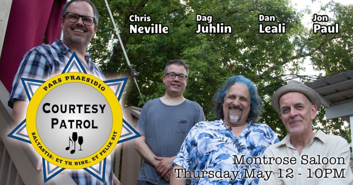 Courtesy Patrol with Paul, Simon in Chicago at Montrose Saloon