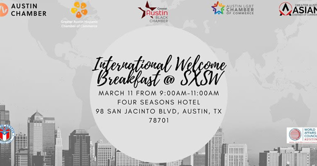 International Welcome Breakfast in Austin at Four Seasons Hotel