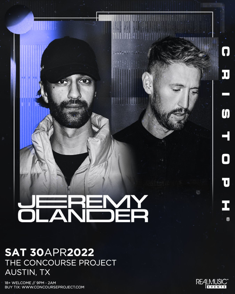 Jeremy Olander + Cristoph at The Concourse Project in Austin at