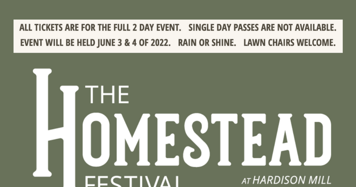 The Homestead Festival in Columbia at Homestead Hall