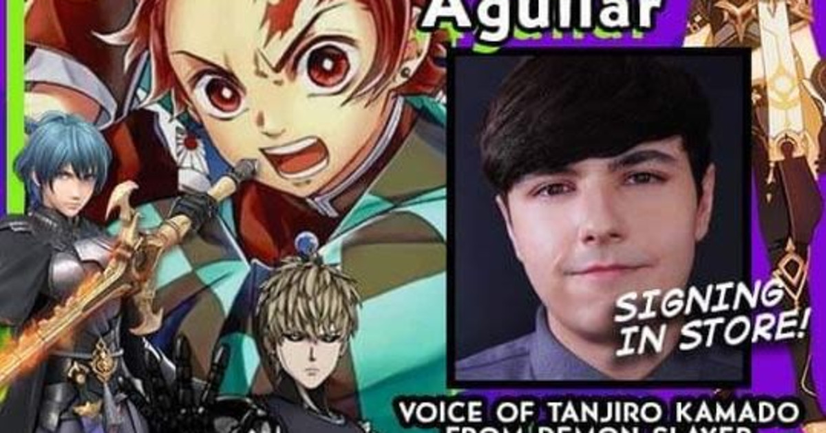 In-Store Signing with Zach Aguilar The Voice of Tanjiro Kamado