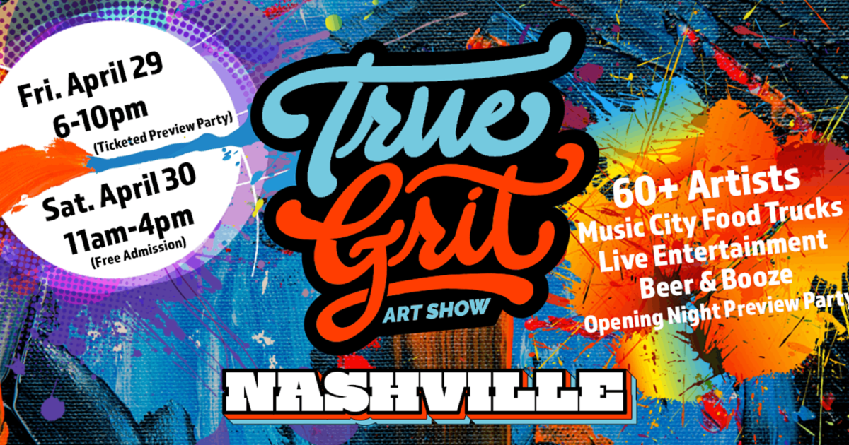 True Grit Art Show in Nashville at The Marketplace in East